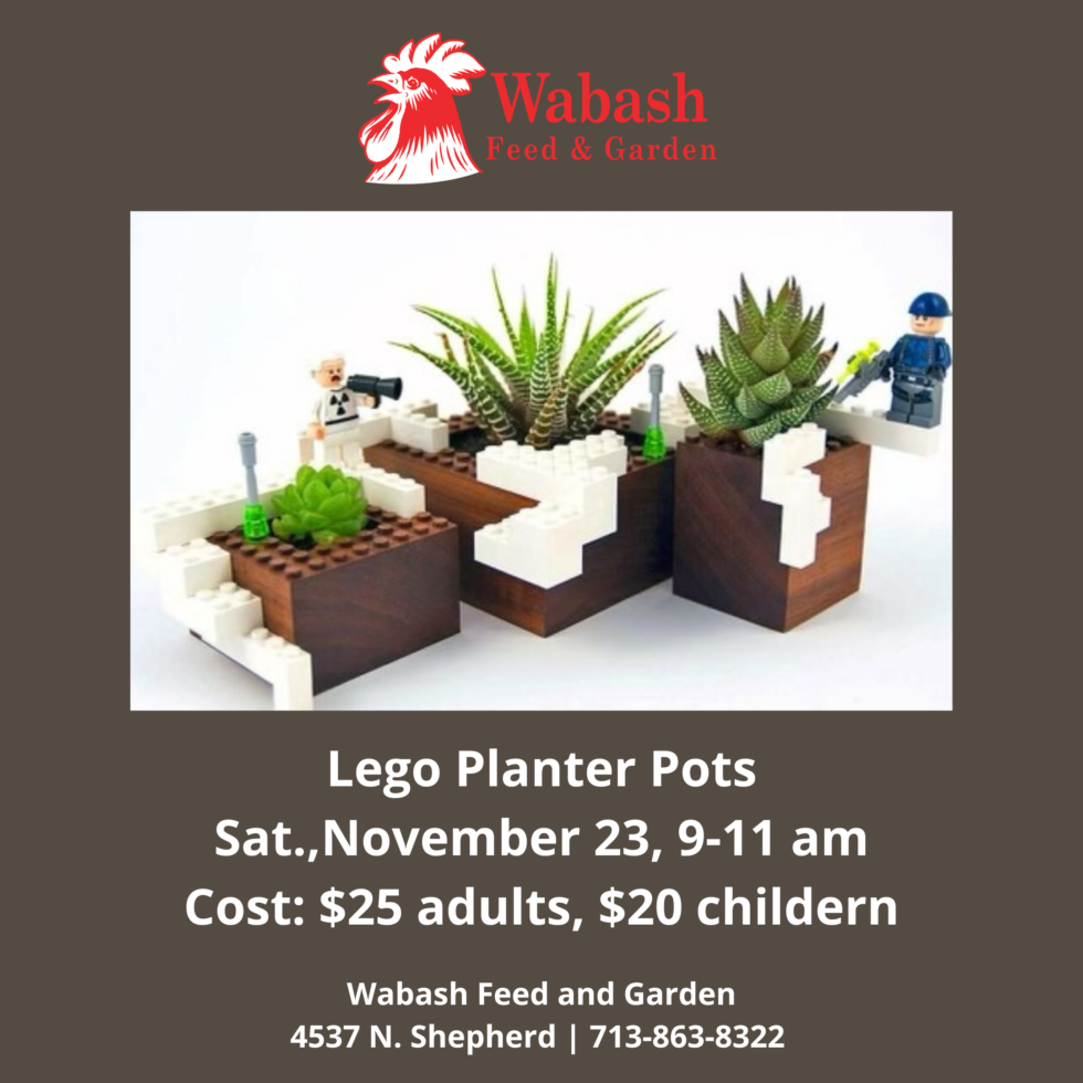 Lego Planter Pots-CANCELLED | Wabash Feed & Garden